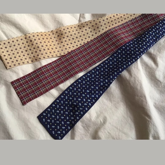 vicky davis | Accessories | Vicky Davis Silk Bow Ties 0 Silk Lot Of 3 ...